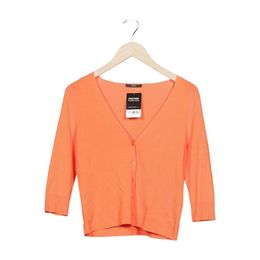 Zero Strickjacke Damen Gr&ouml;&szlig;e S Second Hand orange