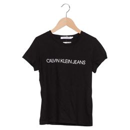 Calvin Klein Jeans T-Shirt Damen Gr&ouml;&szlig;e S Second Hand schwarz