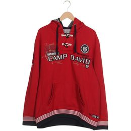 CAMP DAVID Kapuzenpullover Herren Gr&ouml;&szlig;e XXL Second Hand rot