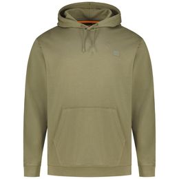 Gro&szlig;e Gr&ouml;&szlig;en BOSS Hoodie aus Biobaumwolle Farbe khaki Gr&ouml;&szlig;e: 4XL