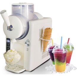 Unold Elektro UNOLD Slush-Eismaschine "Sofie 48950", wei&szlig;, B:43,5cm H:44,2cm T:22,6cm, Eismaschinen, 2in1-Slush und Softeismaschine