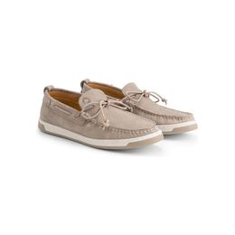 TRAVELIN' Leder-Mokassins "Falmouth" in Grau - 60% | Gr&ouml;&szlig;e 40 | Damen-schuhe-halbschuhe