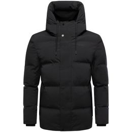 Steppjacke STONE HARBOUR "Taviaan XX", Herren, Gr. S (48), schwarz, Obermaterial: 100% Polyester, Innenfutter: 100% Polyester, Wattierung: 100% Polyester, Ärmelfutter: 100% Polyester, gerade Po-bedeckend, hoch geschlossener Ausschnitt, eng Bündchen, Jacken, Gesteppte Herren Jacke mit Kapuze