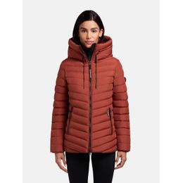 Khujo Damen Steppjacke "Pace-YM"dunkelrot, Gr. L, Material, Jacken, Warme gesteppte Winterjacke mit Kapuze