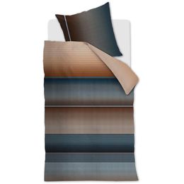 Bettwäsche Beddinghouse "Beddinghouse Charlottesville", braun, B/L: 135cm x 200cm, 1 Stk., 1 Stk., Mako-Satin, B/L: 80cm x 80cm, 2 Stk., Mako-Satin, Obermaterial: 100% Baumwolle, Bettwäsche, Bettwäsche