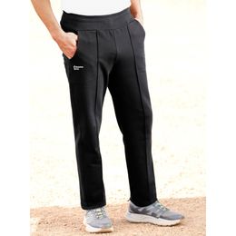 Sporthose Catamaran, Herren, Gr. 26/27, Unterbauchgrößen, schwarz, 50% Baumwolle, 50% Polyester, unifarben, lang, Hosen Sporthose