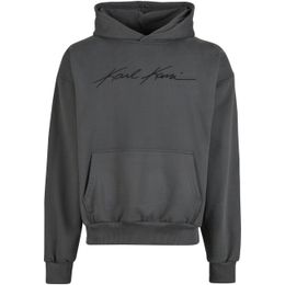 Karl Kani Herren Kapuzensweatshirt "Karl Kani KK Autograph Heavy Sweat OS Hoodie"schwarz, Gr. S, 80% Baumwolle, 20% Polyester, Sweatshirts