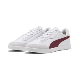 Puma Damen Sneaker "VIKKY STAR OG", Gr. 42Puma weiß, ruby shimmer, silber mist, Leder, unifarben, Schuhe
