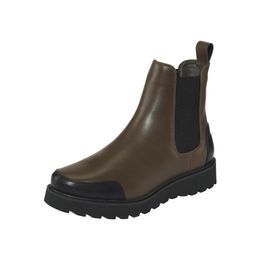Roxy Damen Chelseaboots "IDALIE", Gr. 40schwarz, khaki, Synthetik, Schuhe, Ankleboots, Schlupfboots, Stiefelette, wasserabweisend