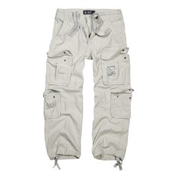 Brandit Herren Cargohose "Brandit Herren Vintage Cargo Pants"wei&szlig;, Gr. 6XL, 100% Baumwolle, Hosen