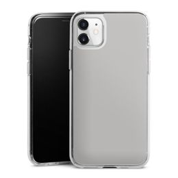 DeinDesign iPhone 11 Handy Silikon Hülle Case transparent Handyhülle Unicoloured Grey Silikon Case