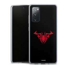 DeinDesign Galaxy S20 FE Handy Silikon H&uuml;lle Case transparent Handyh&uuml;lle Marvel Logo Spiderman Silikon Case