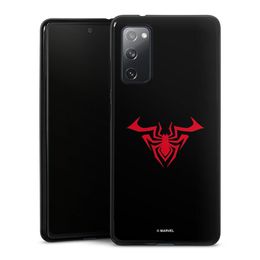DeinDesign Galaxy S20 FE 5G Handy Silikon H&uuml;lle Case schwarz Handyh&uuml;lle Marvel Logo Spiderman