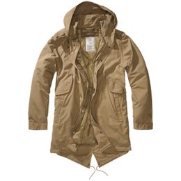 Brandit Herren Wintermantel "Brandit Herren M51 US Parka"camel, Gr. 4XL, 73% Baumwolle, 27% Polyamid, M&auml;ntel