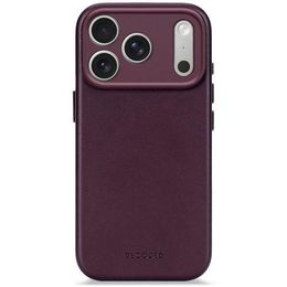 Decoded Leather Backcover iPhone 17 Pro Dark Ruby