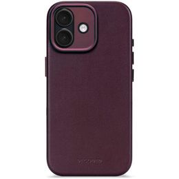Decoded Leather Backcover iPhone 17 Dark Ruby