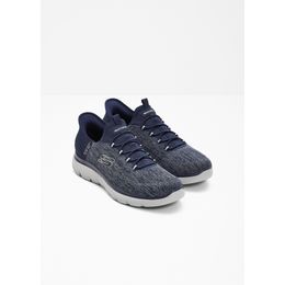 Skechers Komfort-Slip-In-Sneaker mit Memory Foam bei bonprix, blau