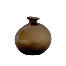 Chic Antique Braune Vase aus Glas skandinavische Deko Online Shop