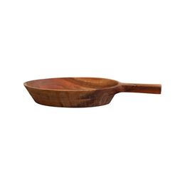 Chic Antique Laon Tablett mit Handgriff aus Akazienholz skandinavische Deko Online Shop