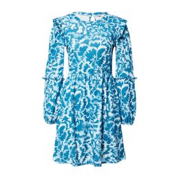 Oasis Kleid Damen Gr&ouml;&szlig;e 34 blau / himmelblau / wei&szlig; Winterkleid