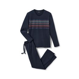 Tchibo - Pyjama - Herren - Gr. XXL - wei&szlig;/print