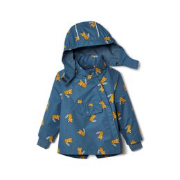 Tchibo - Kinder-Regenjacke - Herren - Gr. 98/104 - blau/print