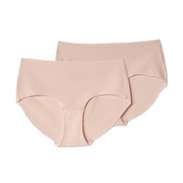 Tchibo - 2 Magic-Cut-Pantys - Damen - Gr. XS - ros&eacute;