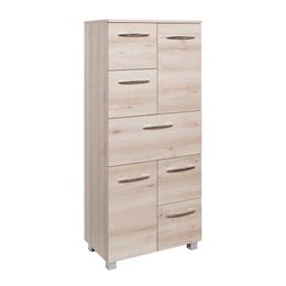 Pharao24.de Badezimmer Hochschrank in Buche 60 cm