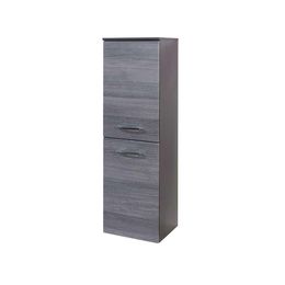 Pharao24.de Badschrank in Eiche Rauchsilber modern