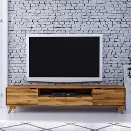 Pharao24.de TV Board aus Wildeiche Massivholz 220 cm breit