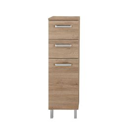 Pharao24.de Badschrank Midi Badschrank mit Metallgriffen Made in Germany