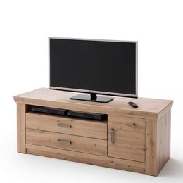 Pharao24.de TV Kommode in Eichefarben 60 cm hoch