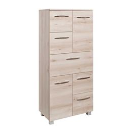 Pharao24.de Badezimmer Hochschrank in Buche 60 cm