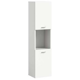 Pharao24.de Badschrank Hochschrank mit einem offenen Fach 133 cm hoch