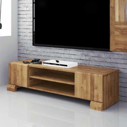 Pharao24.de TV Board aus Wildeiche Massivholz 160 cm