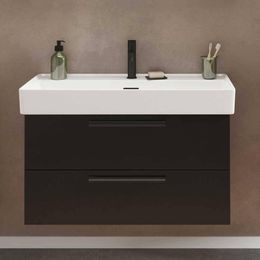 Pharao24.de Waschbeckenunterschrank Waschtischunterschrank mit zwei Schubladen und Soft Close