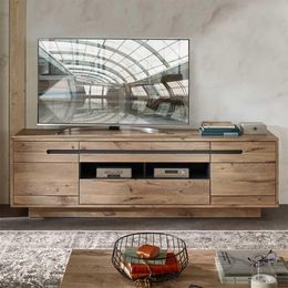 Pharao24.de TV M&ouml;bel Holzoptik Wildeiche in modernem Design 205 cm breit
