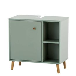 Pharao24.de Unterbeckenschrank im Skandi Design mit Siphon Ausschnitt