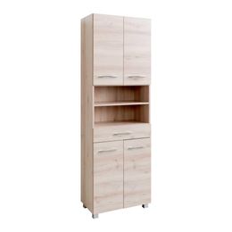 Pharao24.de Bad Hochschrank in Buche 60 cm breit