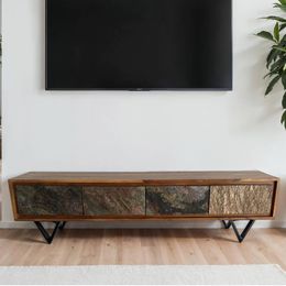 Pharao24.de TV Sideboard Fernsehboard in modernem Design 160 cm breit