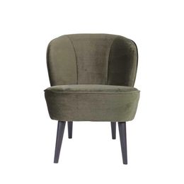 Pharao24.de Design Sessel in Dunkelgr&uuml;n Retro