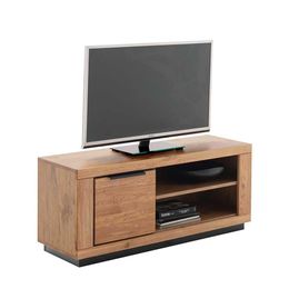 Pharao24.de TV Board in Wildeichefarben MDF und Massivholz