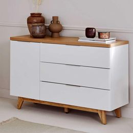 Pharao24.de Kommode Sideboard mit drei Schubladen 120 cm breit