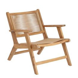 Pharao24.de Holz Sessel aus Kunstrattan Akazie