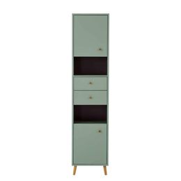 Pharao24.de Hochschrank f&uuml;r Badezimmer im Skandi Design Made in Germany
