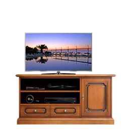 Pharao24.de Fernsehm&ouml;bel klassischer Stil in Nussbaumfarben 122 cm breit