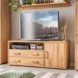 Pharao24.de Fernsehm&ouml;bel aus Eiche Massivholz Schublade