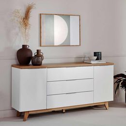 Pharao24.de TV Board Sideboard im Skandi Design 160 cm breit