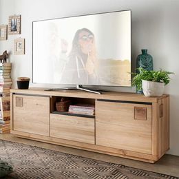 Pharao24.de TV Board aus Wildeiche Massivholz 170 cm breit