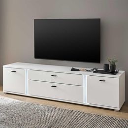 Pharao24.de Unterschrank Fernseher in modernem Design LED Beleuchtung